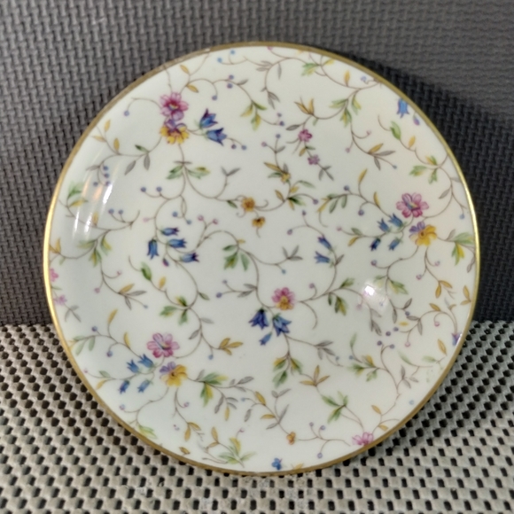 Alka | Dining | Set Of 3 Alka Bavaria Gold Trim Floral Porcelain Plates ...